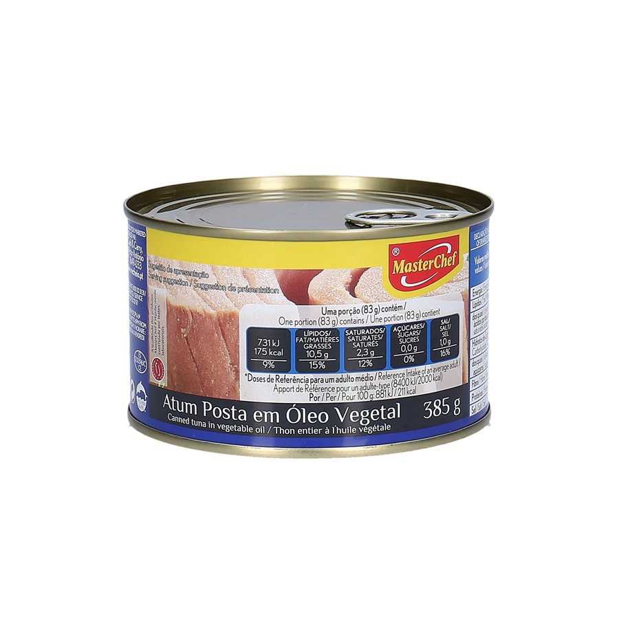 Product: Atum Óleo MasterChef 385 G