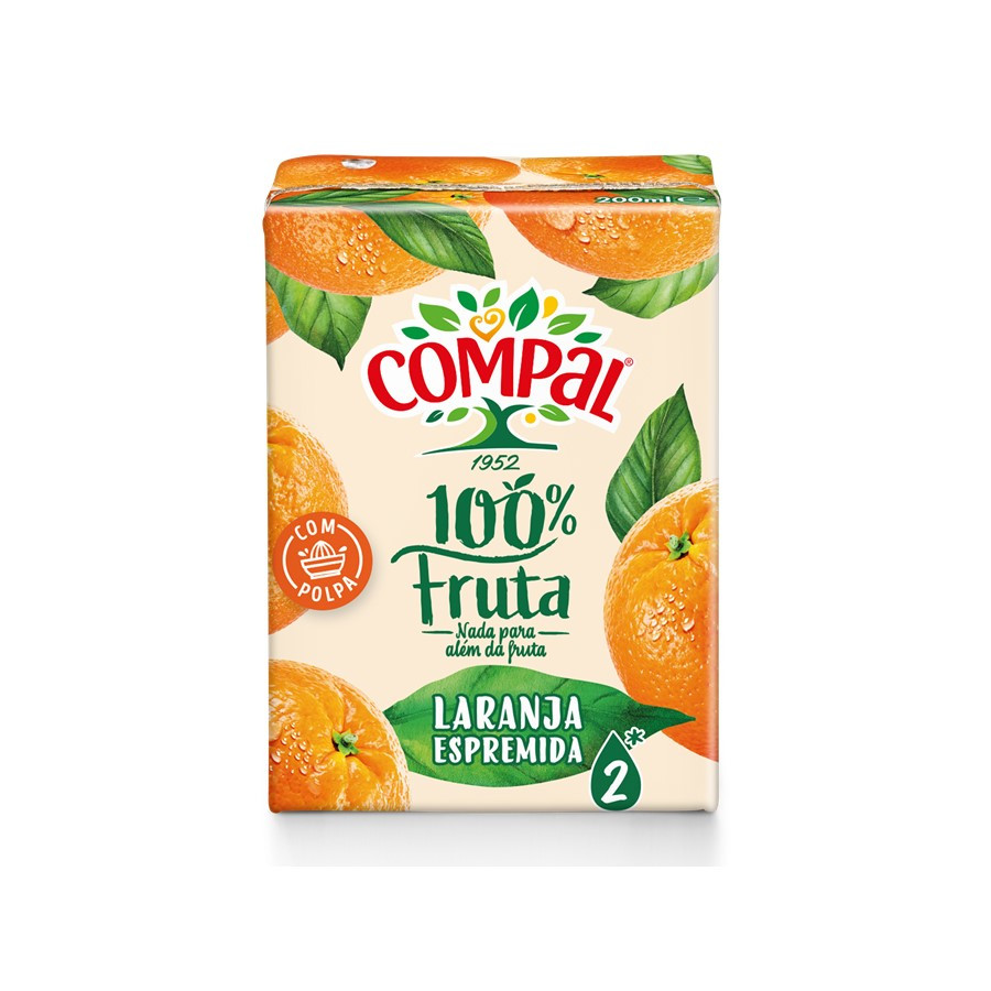 Product: Sumo 100 % Compal Laranja Tet 20 Cl