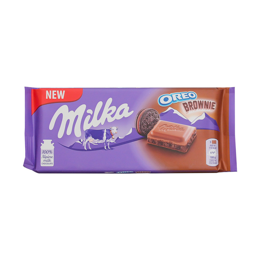 Product: Tablete de Chocolate Milka Oreo Brownie 100 G