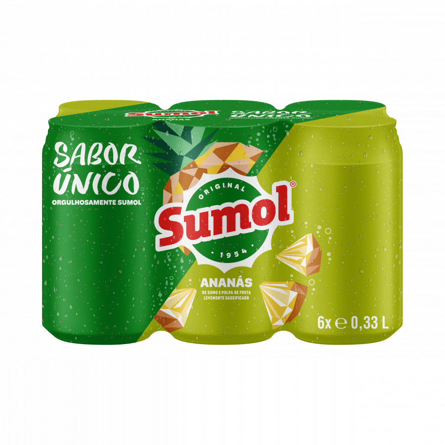 Product: Refrigerante com Gás Sumol Ananás Lata 33 Cl