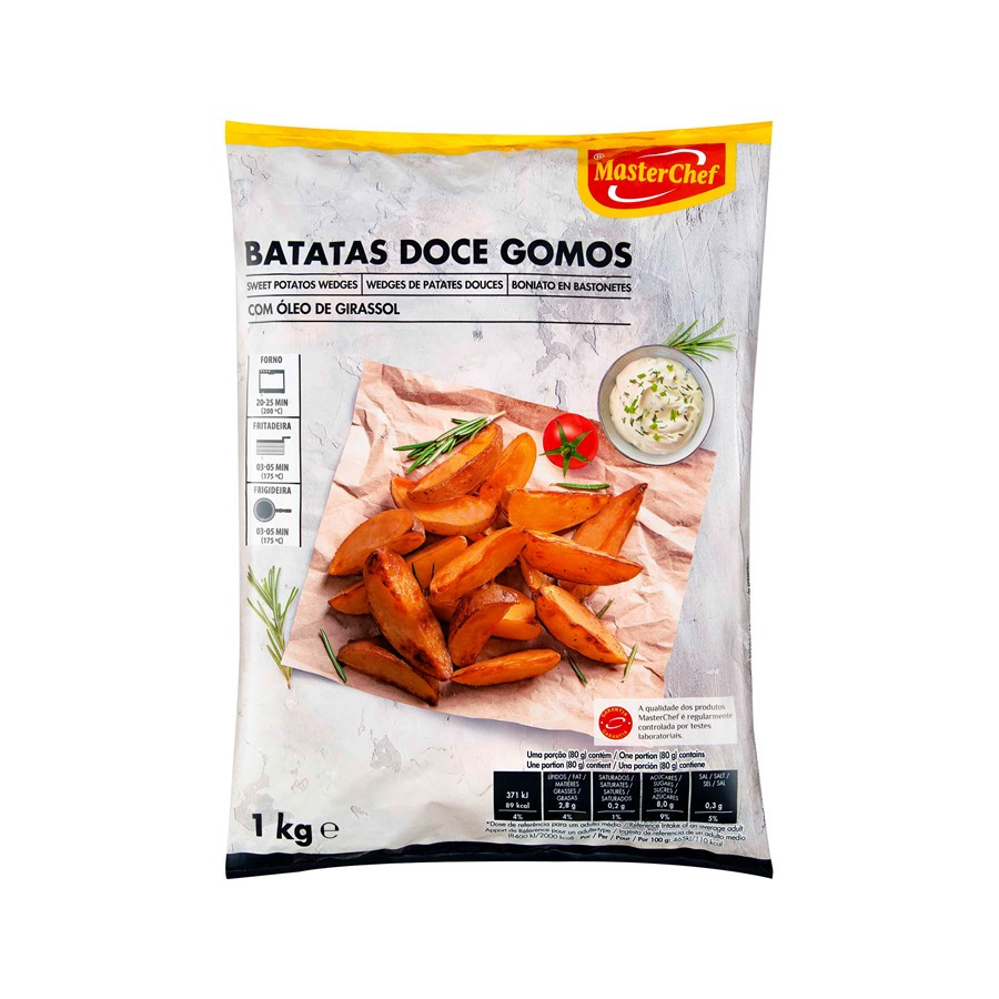 Product: Batata Doce Wedges MasterChef Cong 1 Kg