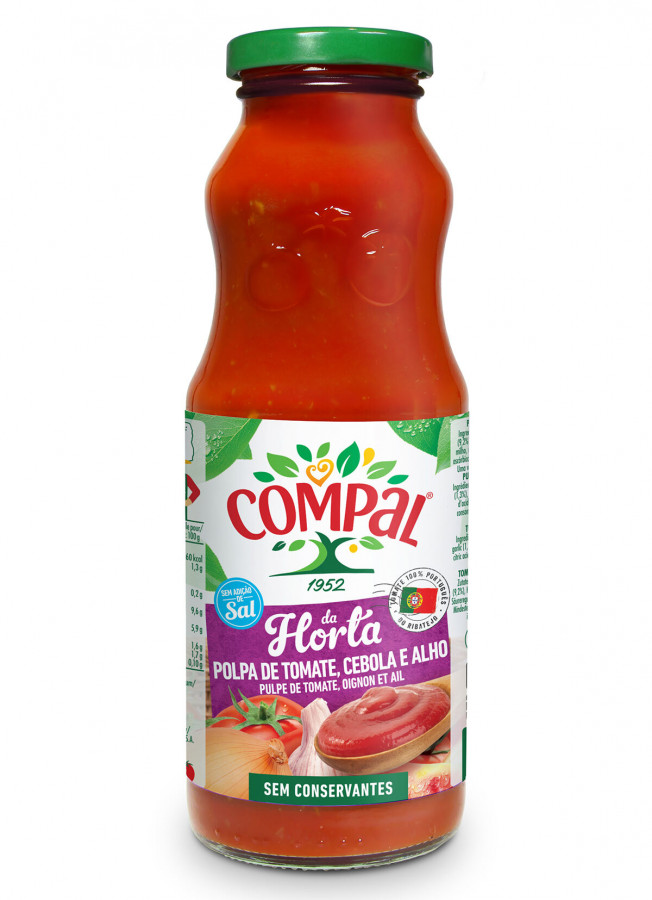 Product: Polpa de Tomate com Cebola e Alho Compal Frasco 500 G
