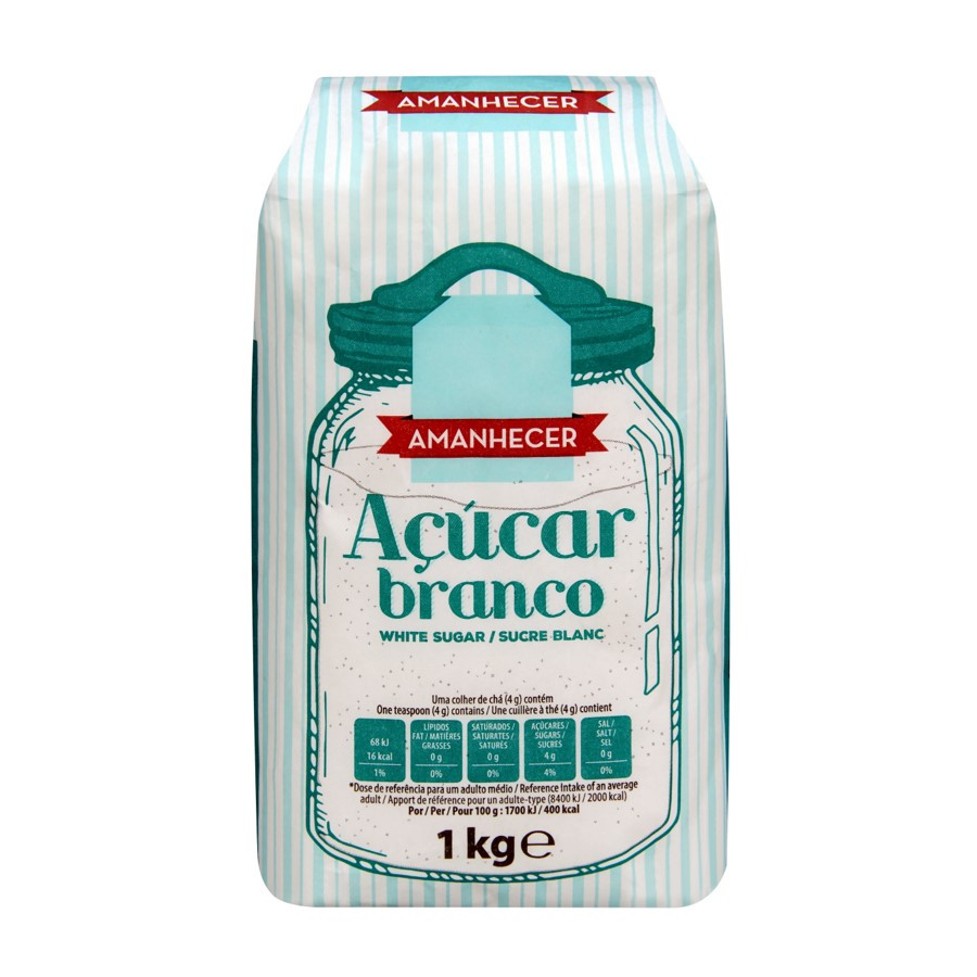 Produto: Açúcar Branco Amanhecer Papel 1 Kg