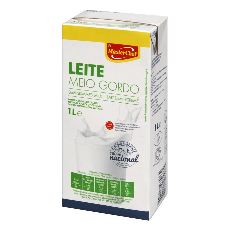 Product: Leite Uht MasterChef Meio Gordo 1 Lt