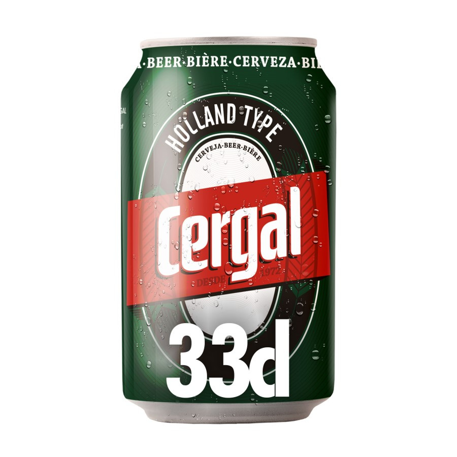 Product: Cerveja com Álcool Cergal Lata 33 Cl