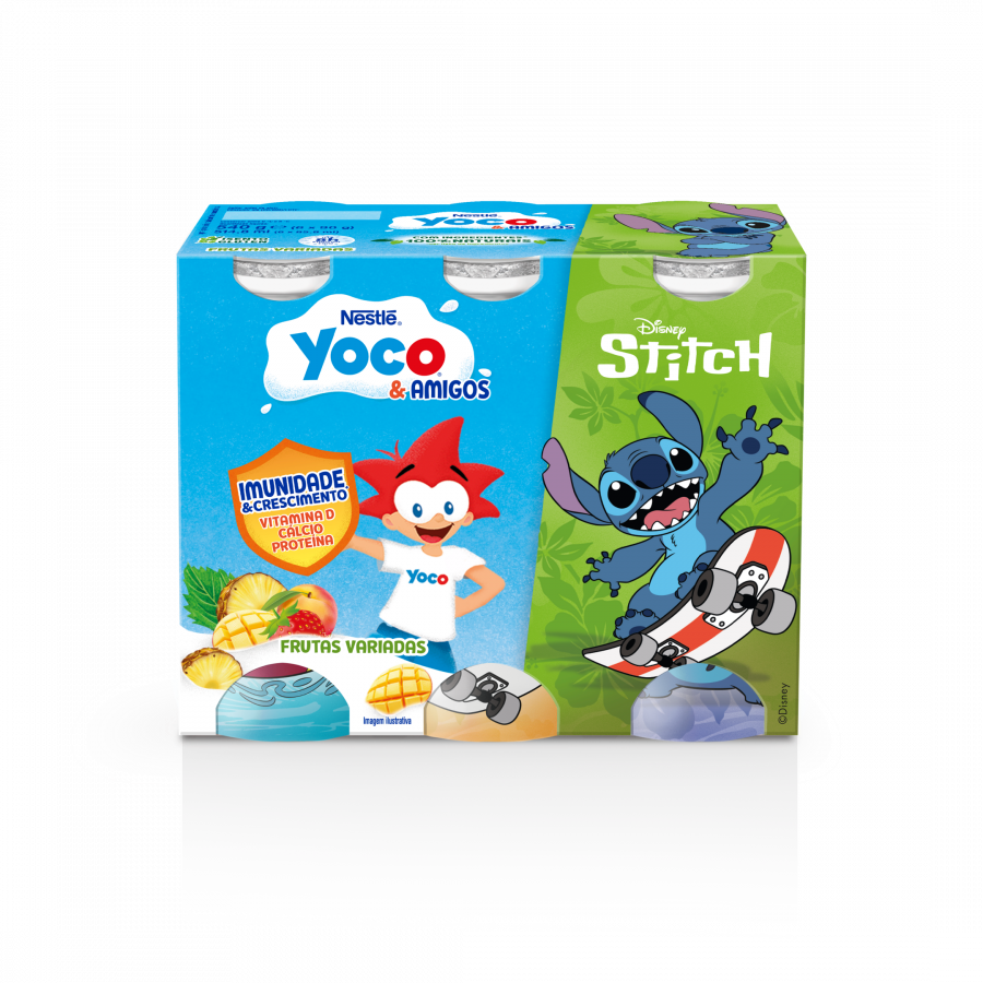 Product: Iogurte Líquido Aroma Yoco Suissinho Frutas 6 X 90 G