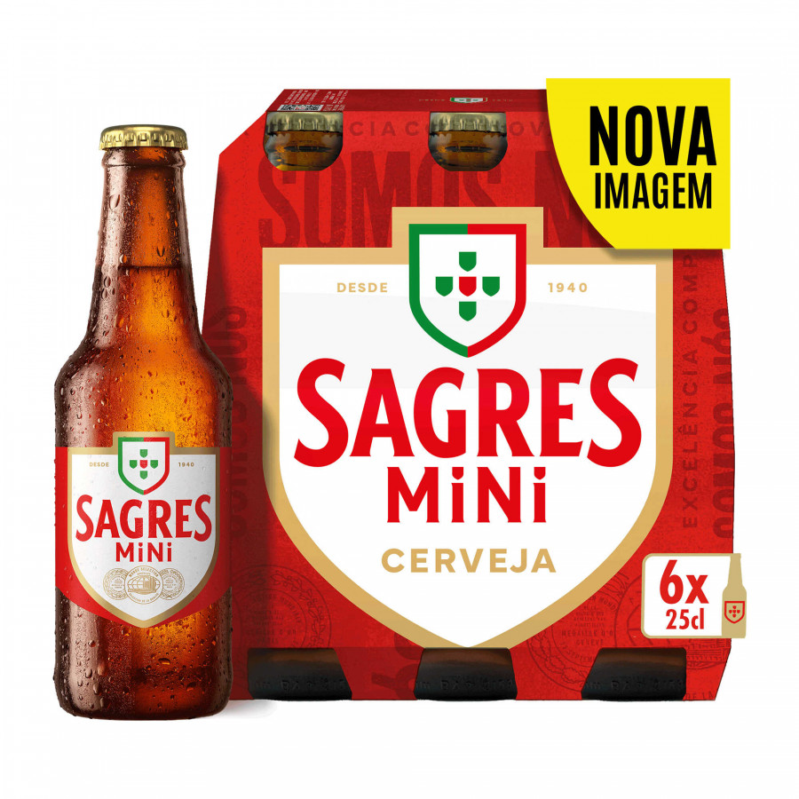 Product: Cerveja com Álcool Sagres TP 6 x 25 Cl
