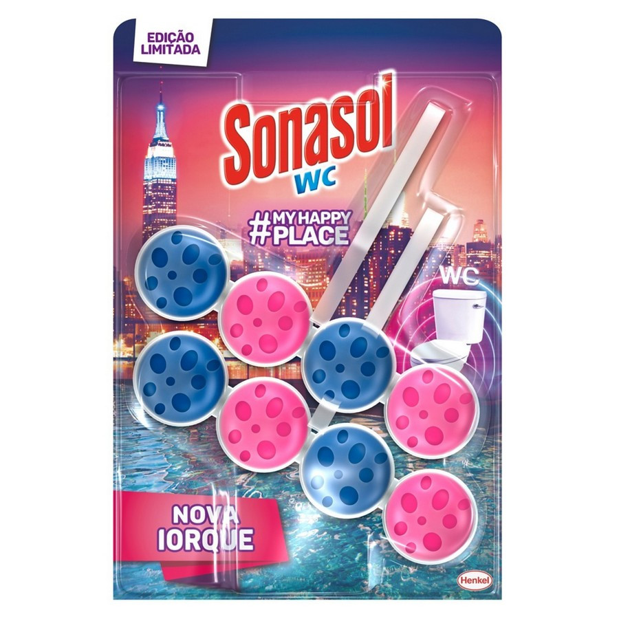 Product: Bloco Sanitário Sólido Sonasol Poder Activo Nova Iorque Duplo 1 Un