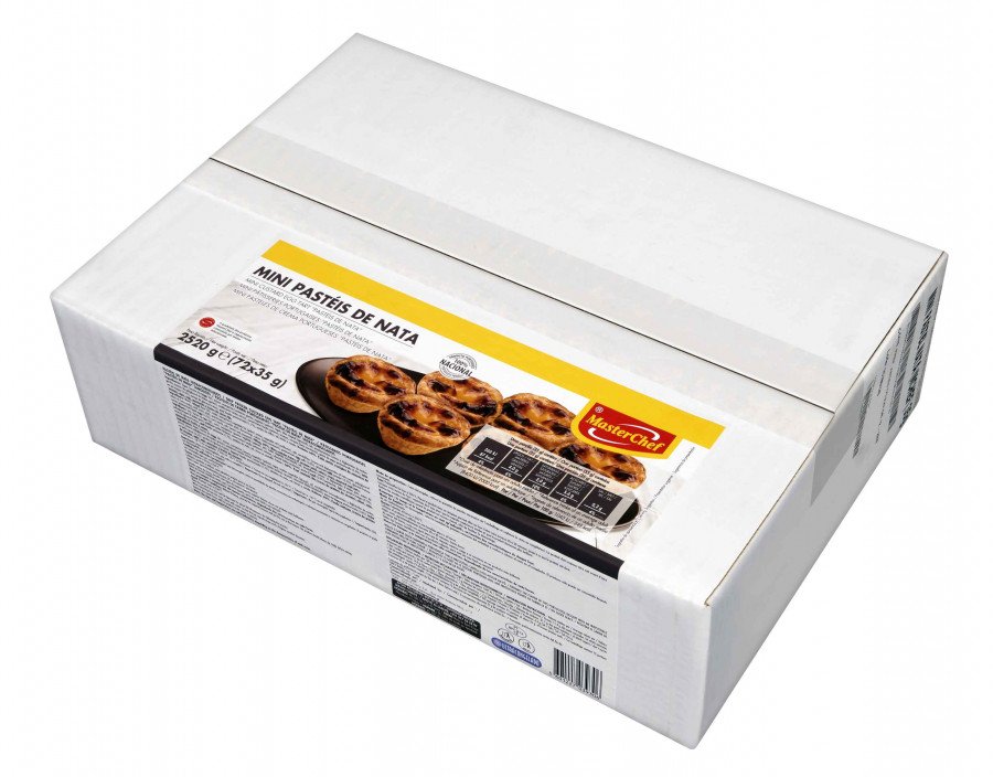 Produto: Pastel de Nata Mini MasterChef (Em Cx 72) Cong 35 G