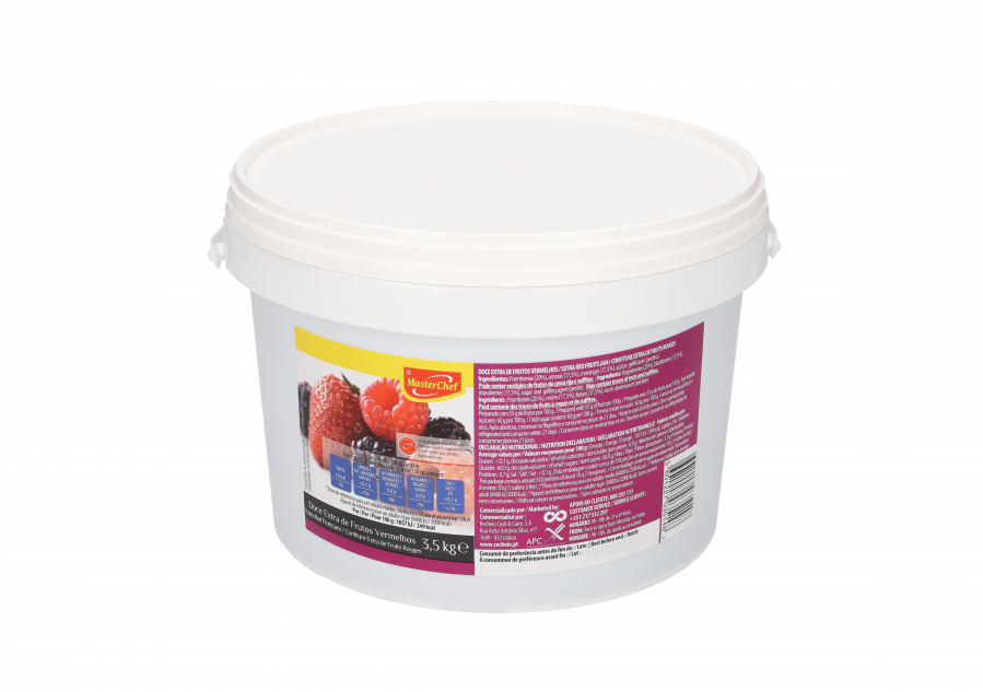 Product: Doce Masterchef Frutos Vermelhos Balde 3,5 Kg