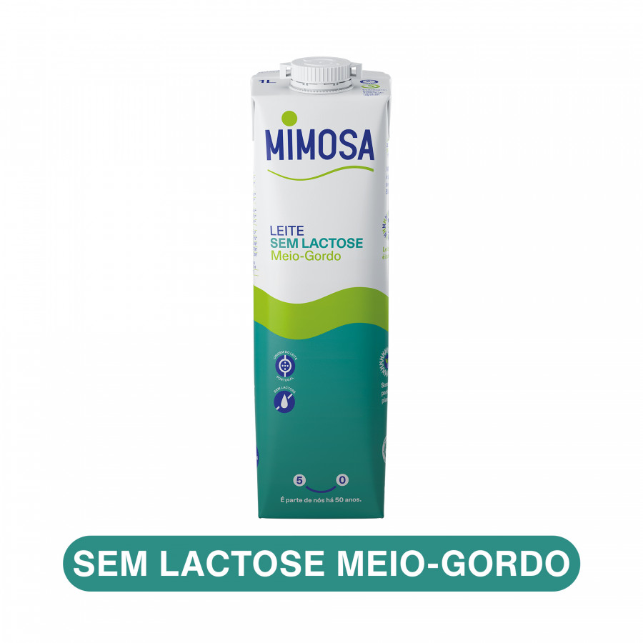Product: Leite Uht Mimosa Meio Gordo sem Lactose 1 Lt