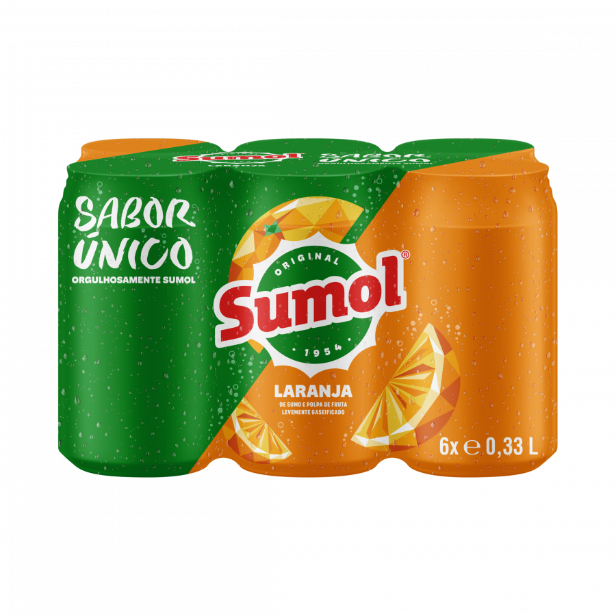Product: Refrigerante com Gás Sumol Laranja Lata 33 Cl