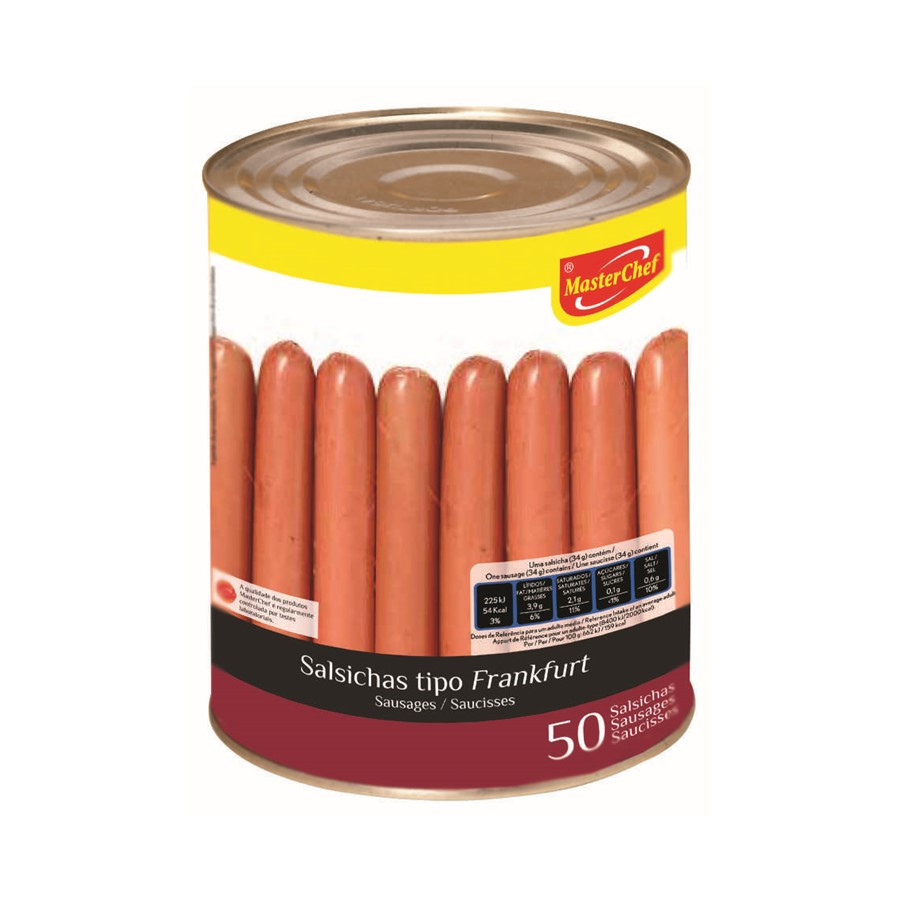 Product: Salsicha MasterChef Lata 50 Un